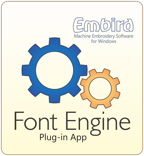 Font Engine - lettering, monogram and clipart plug-in for Embird
