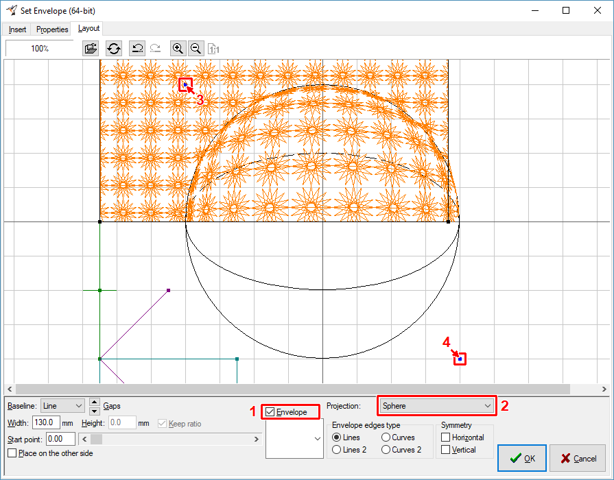 Projecting on Sphere