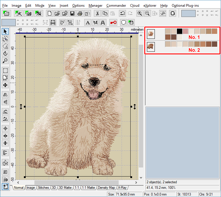 Inserting Aligning Stitches (Another Way)