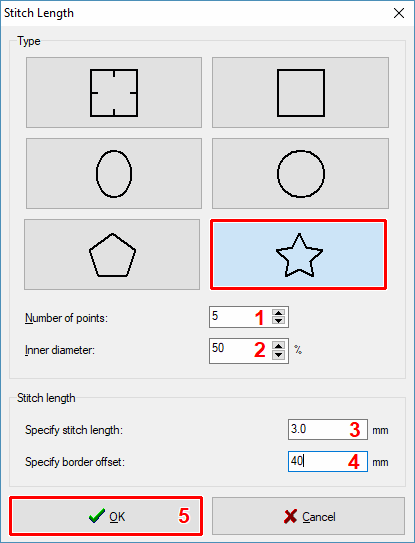 Embird Embroidery Software - Fill Closed Contours (advanced)