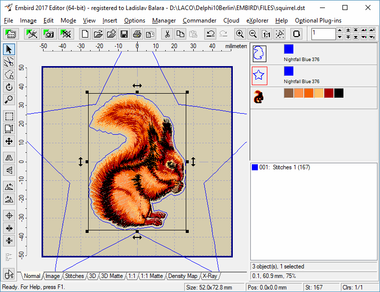 Embird Embroidery Software - Fill Closed Contours (advanced)
