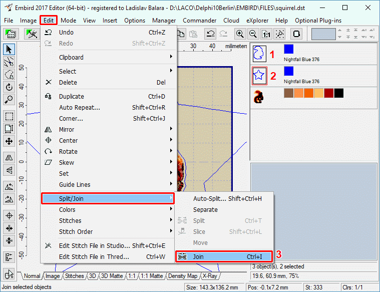 Embird Embroidery Software - Fill Closed Contours (advanced)