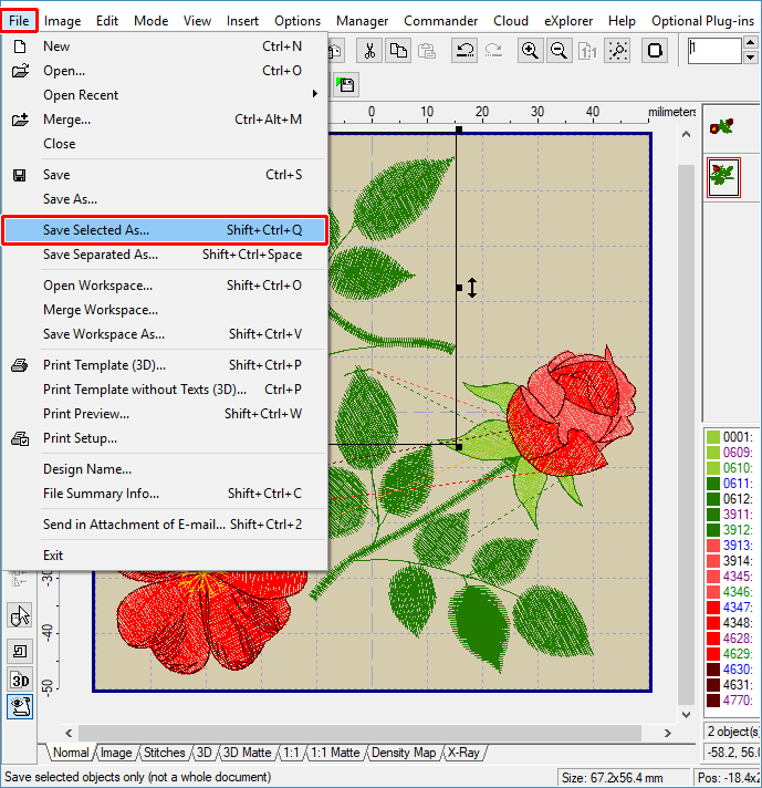 Interactive Free-Hand Splitting