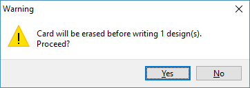 Ultimate Box - Writing Designs to Card