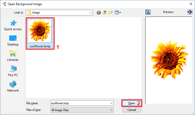 Cross Stitch - Set Size of Image